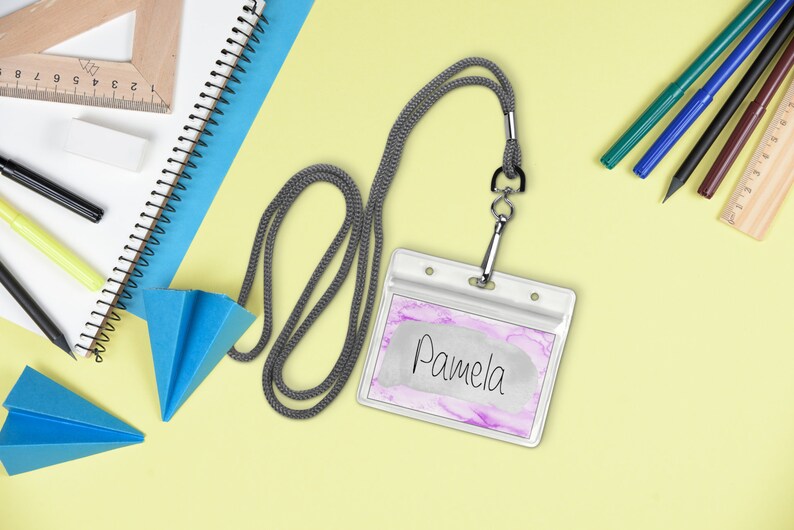 Printable Watercolor 2 Tags | Watercolor Classroom Decor | Editable ...