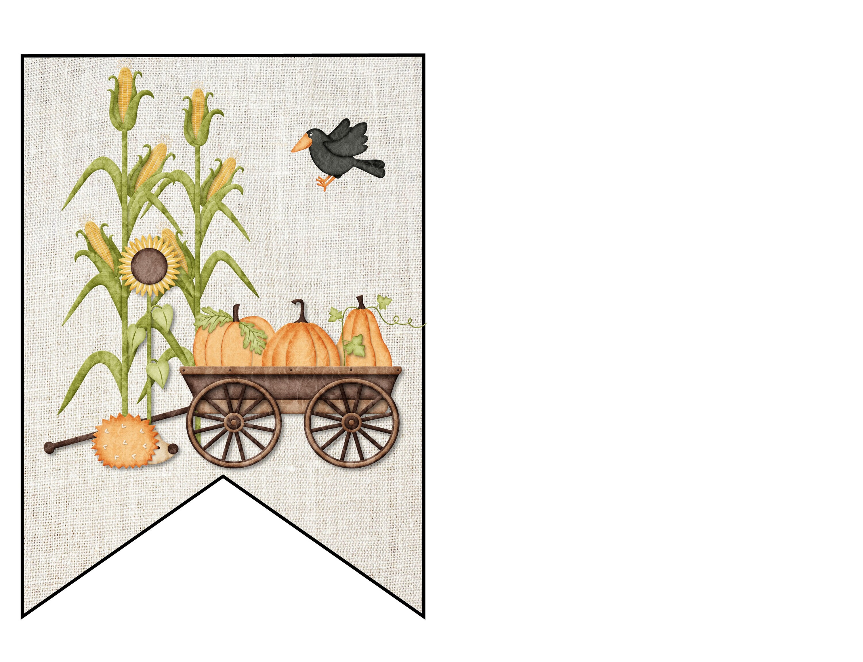 Printable Hello Fall Banner - Fall Leaves Banner - Fall Banner ...