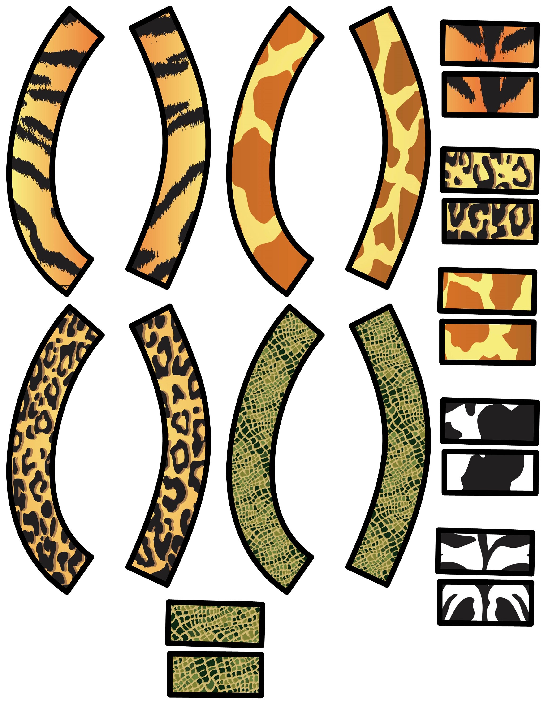 Animal Print Bulletin Board Letters Classroom Cut Out - Etsy
