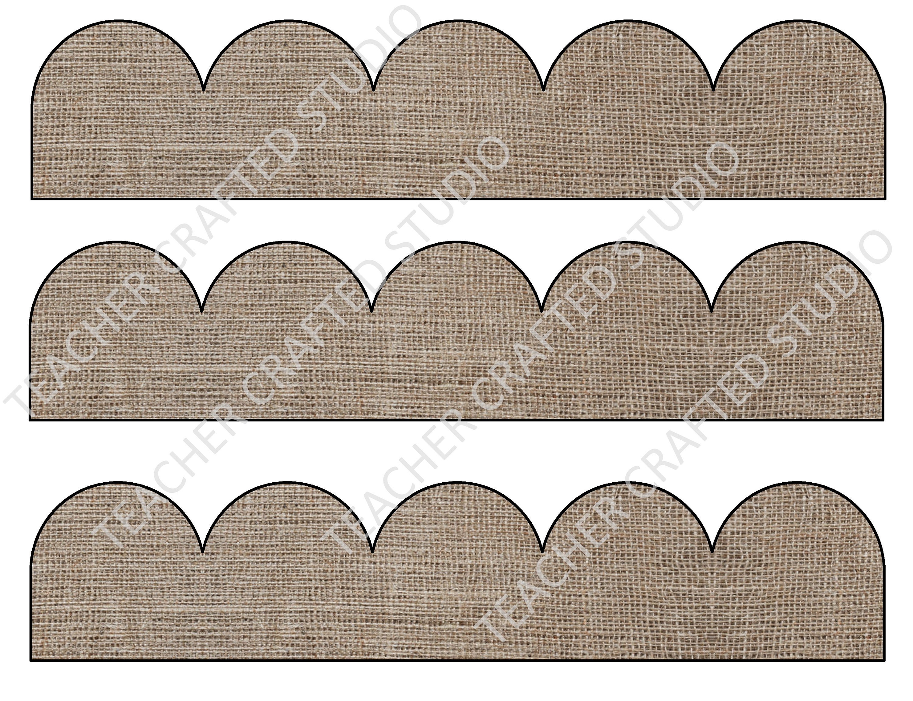 Rustic Farmhouse Bulletin Board Borders | Farmhouse Classroom Borders ...