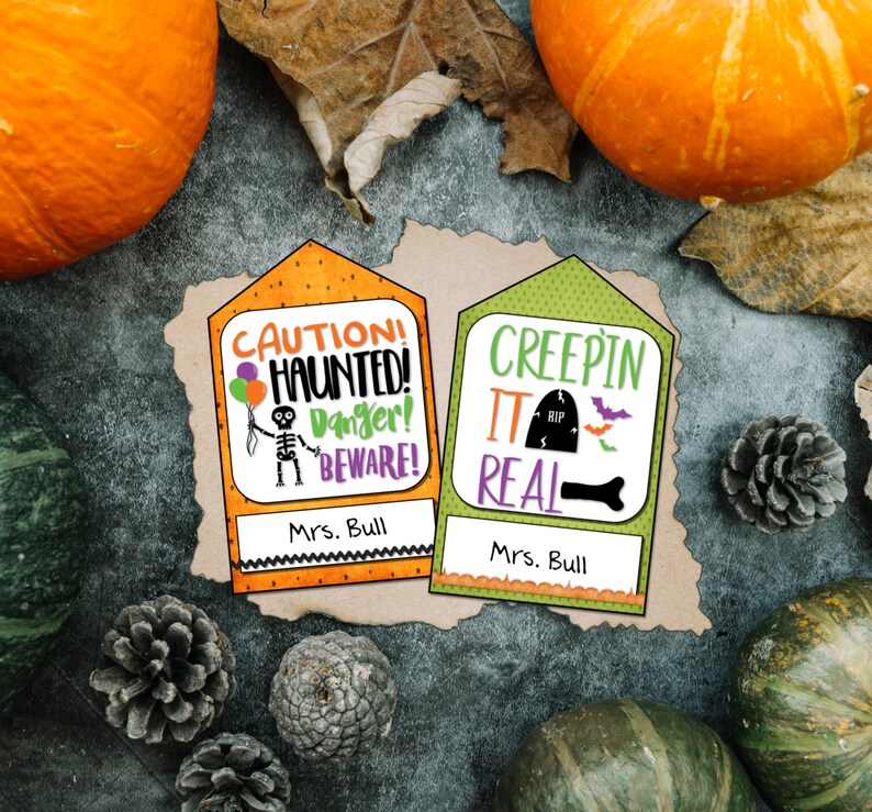 Spooktacular Halloween Gifts Tags | Halloween Party Tags | Student ...
