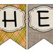 Printable Hello Autumn Banner Plaid and Burlap Banner Fall Banner ...