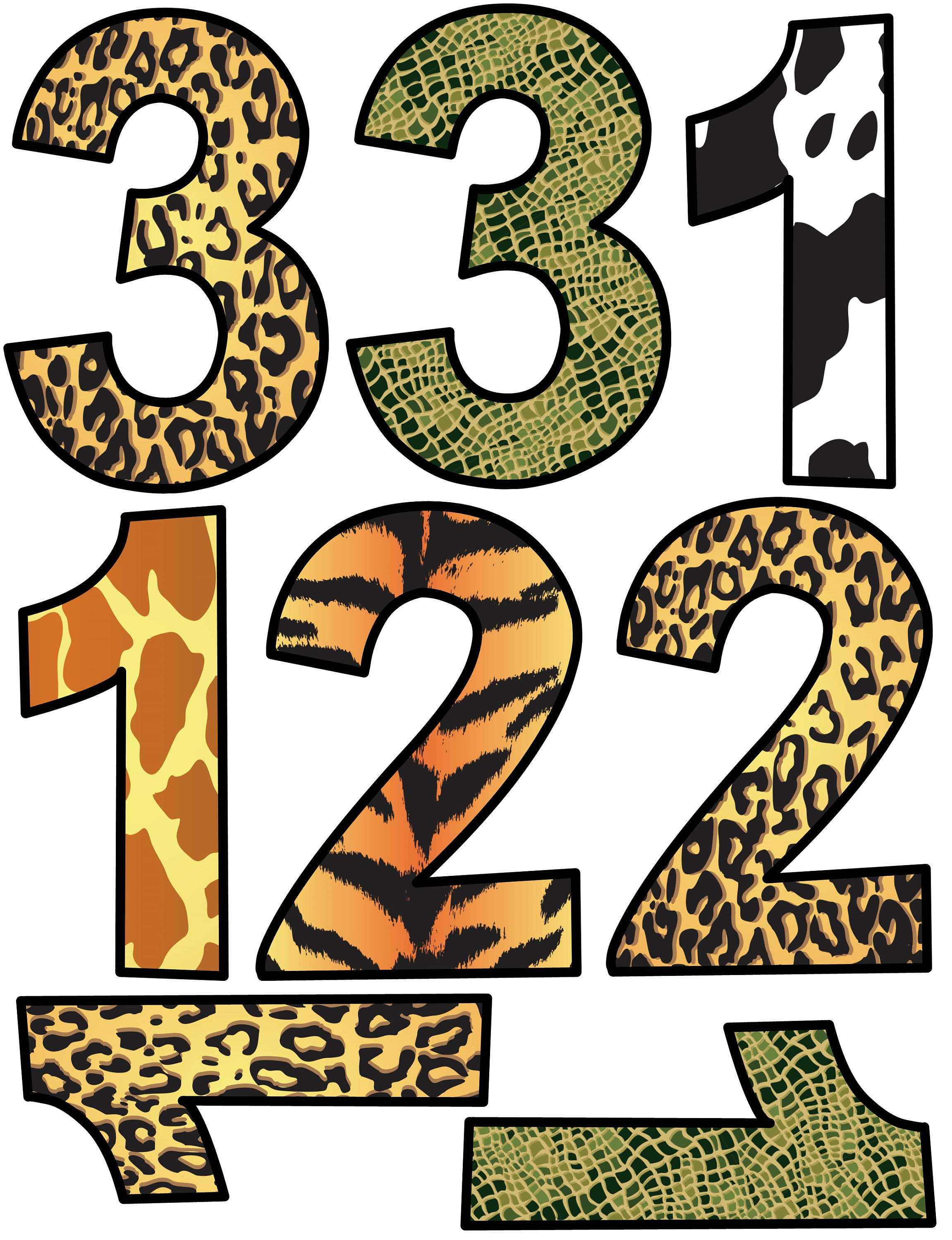 Animal Print Bulletin Board Letters Classroom Cut Out - Etsy