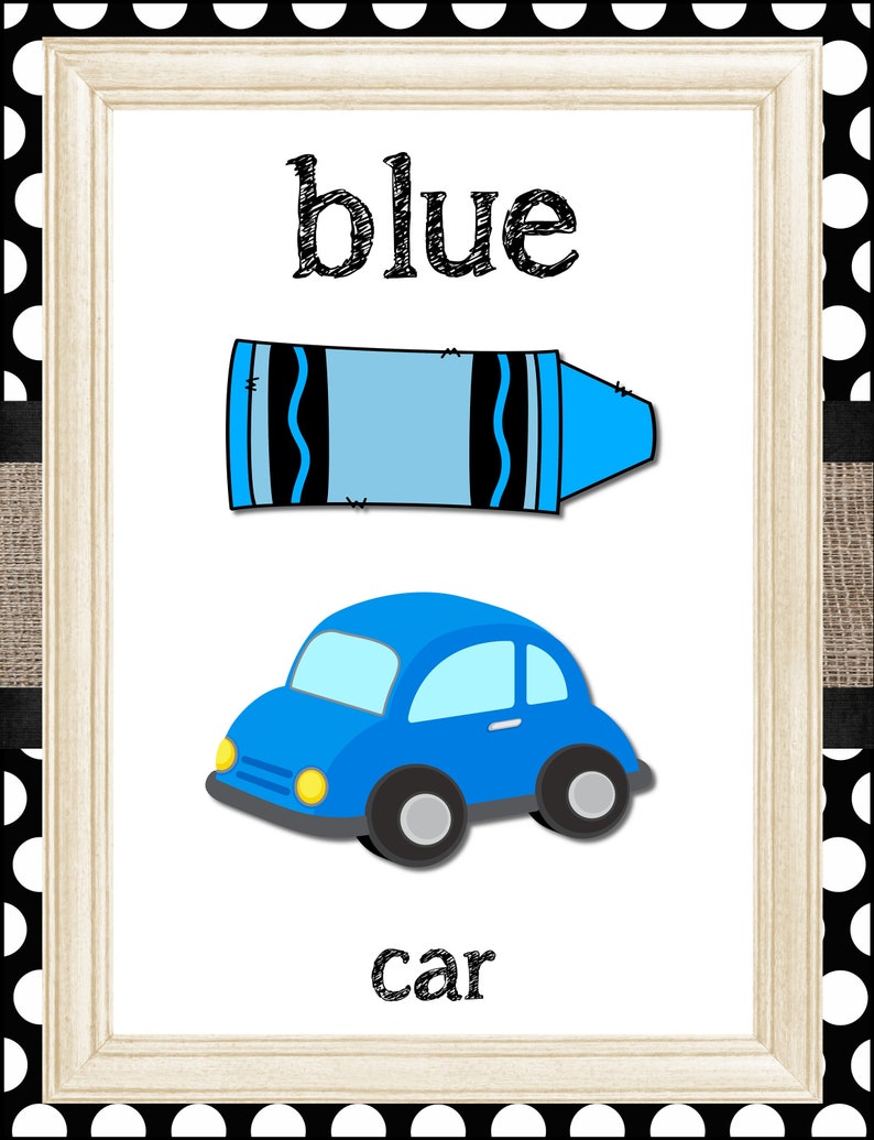 Rustic Burlap Farmhouse Color Posters | Classroom Posters | Farmhouse ...