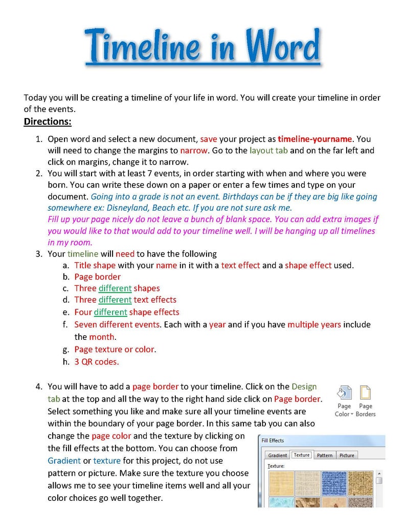 Distance Learning Timeline in MS Word - Classroom Lesson Plan - Teacher ...