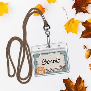 Hedgehog Name Tags | Name Badge Tags | Fall Tags | Fall Classroom Tags ...