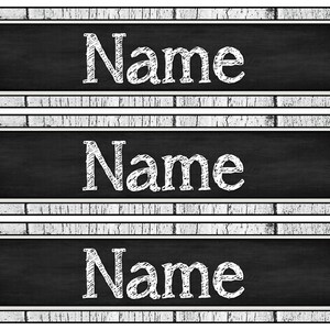 Printable Rustic Farmhouse Desktop Nameplates - Wall Labels - Name Tags ...