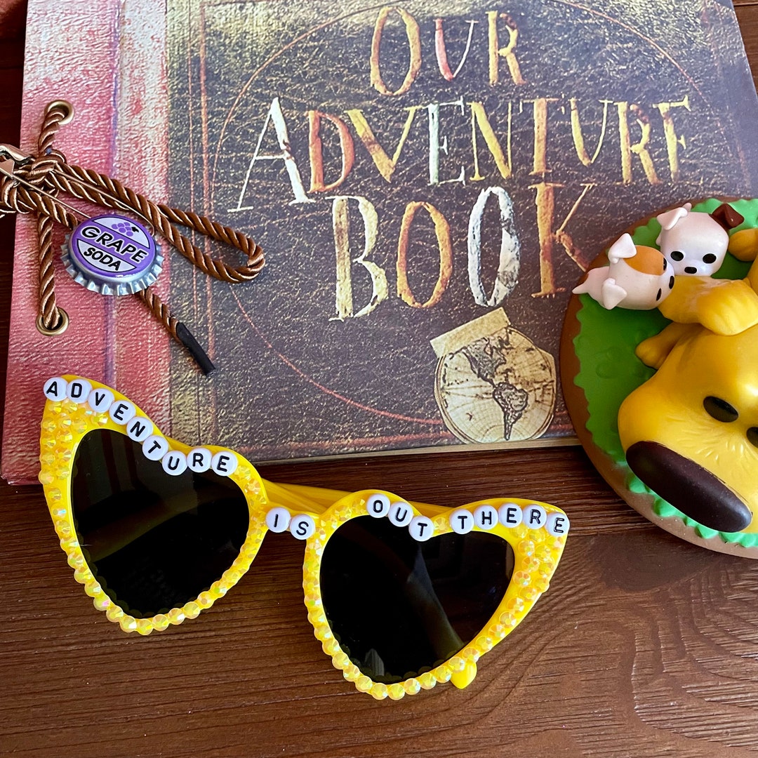Up Inspired Sunglasses, Adventure is Out There, Rhinestone - Etsy