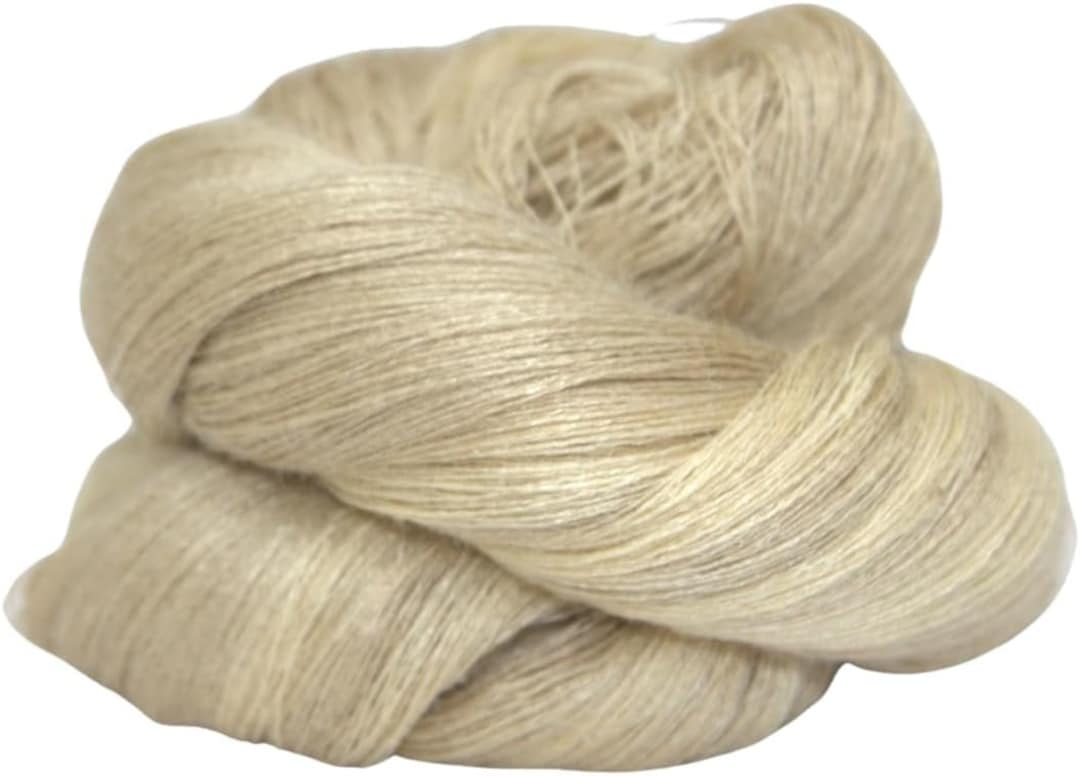 Deep Gold Tussah Silk Yarn: 2-ply Natural Fiber (50G, 3000+ Yds) - Etsy
