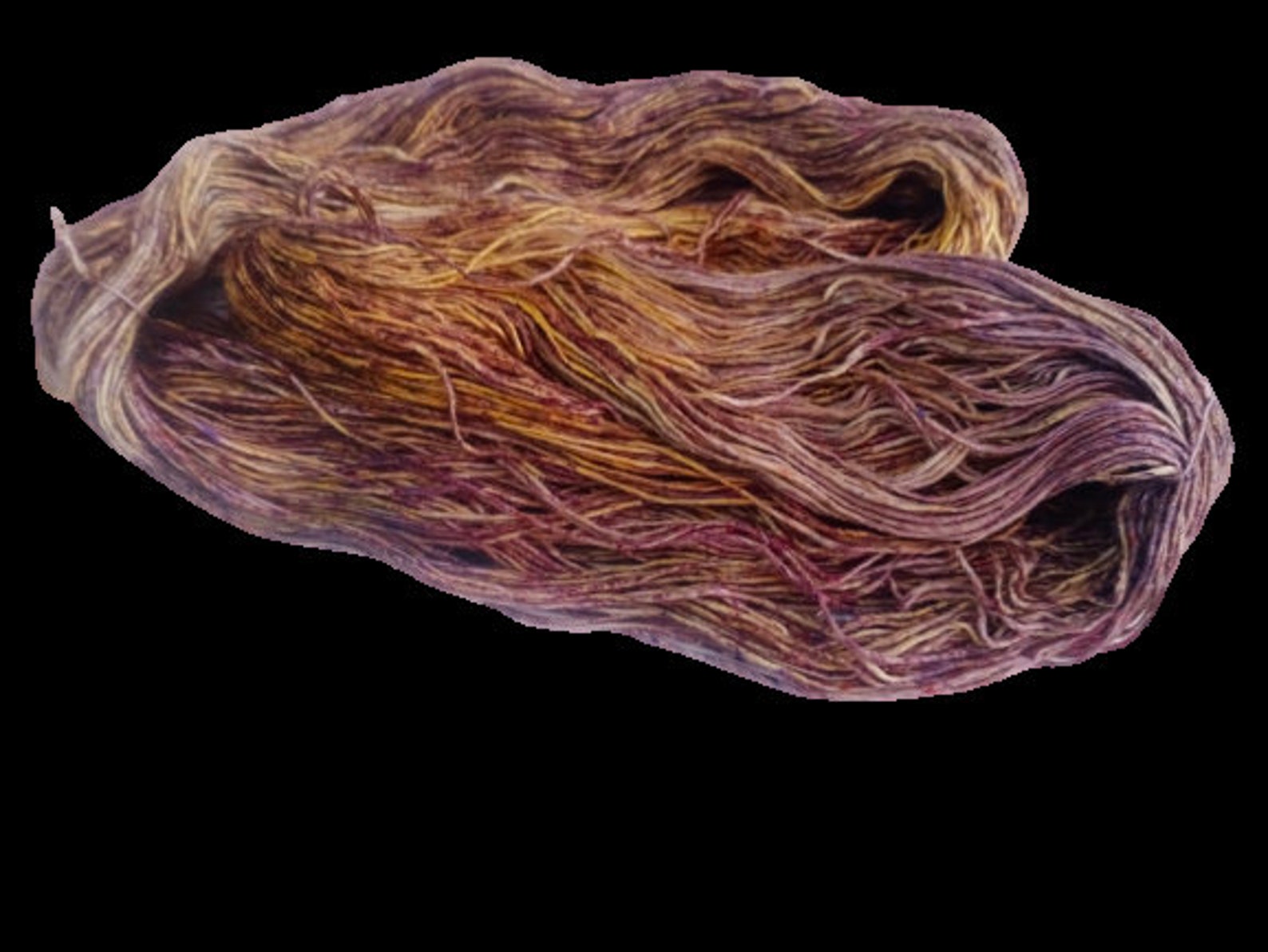Moreberry Silk Roving Yarn en tonos de brown amarillo tonos de - Etsy ...