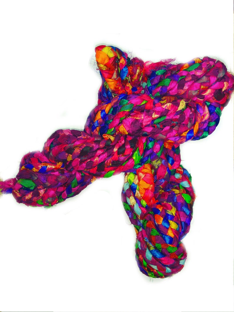 Silk Cord Braided Sari Silk Ribbon Cording 3 Ply Silk Braid - Etsy