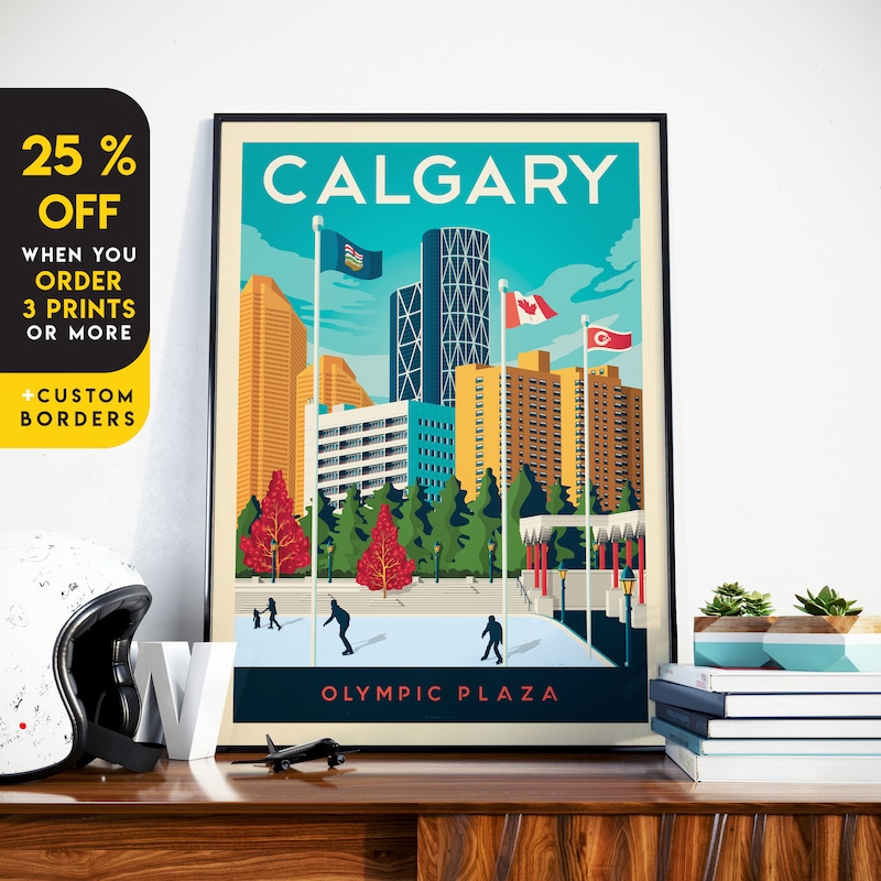 Calgary City Map - Etsy Canada
