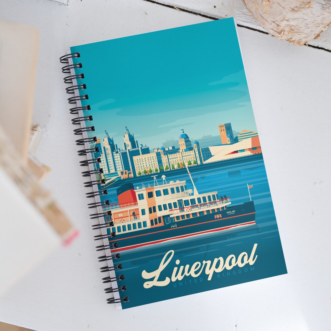 Liverpool England Travel Journal Notebook, Spiral Notebook, Travelers ...