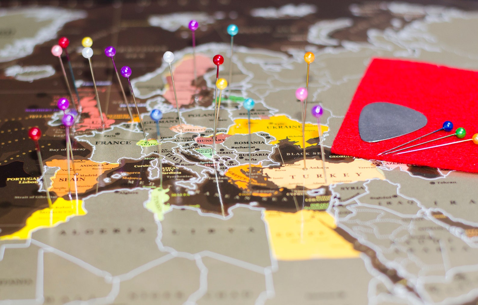 Scratch World Map Scratch off Personalized Map Travel Map | Etsy