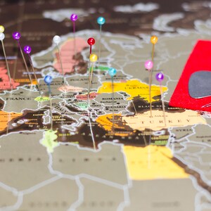 Scratch World Map Scratch off Personalized Map Travel Map - Etsy