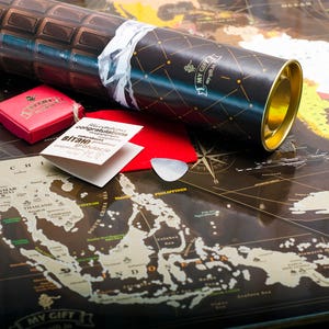 Scratch World Map Scratch off Personalized Map Travel Map - Etsy