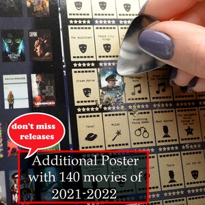 Scratch off Movie Poster Christmas Gift Idea With 100 Bucketlist Movie ...