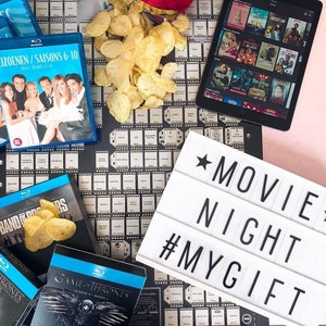 Scratch off Movie Poster Christmas Gift Idea With 100 Bucketlist Movie ...