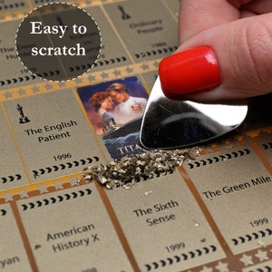 Movie Scratch off Poster Gift for Boyfriend Bucketlist Scratch ...