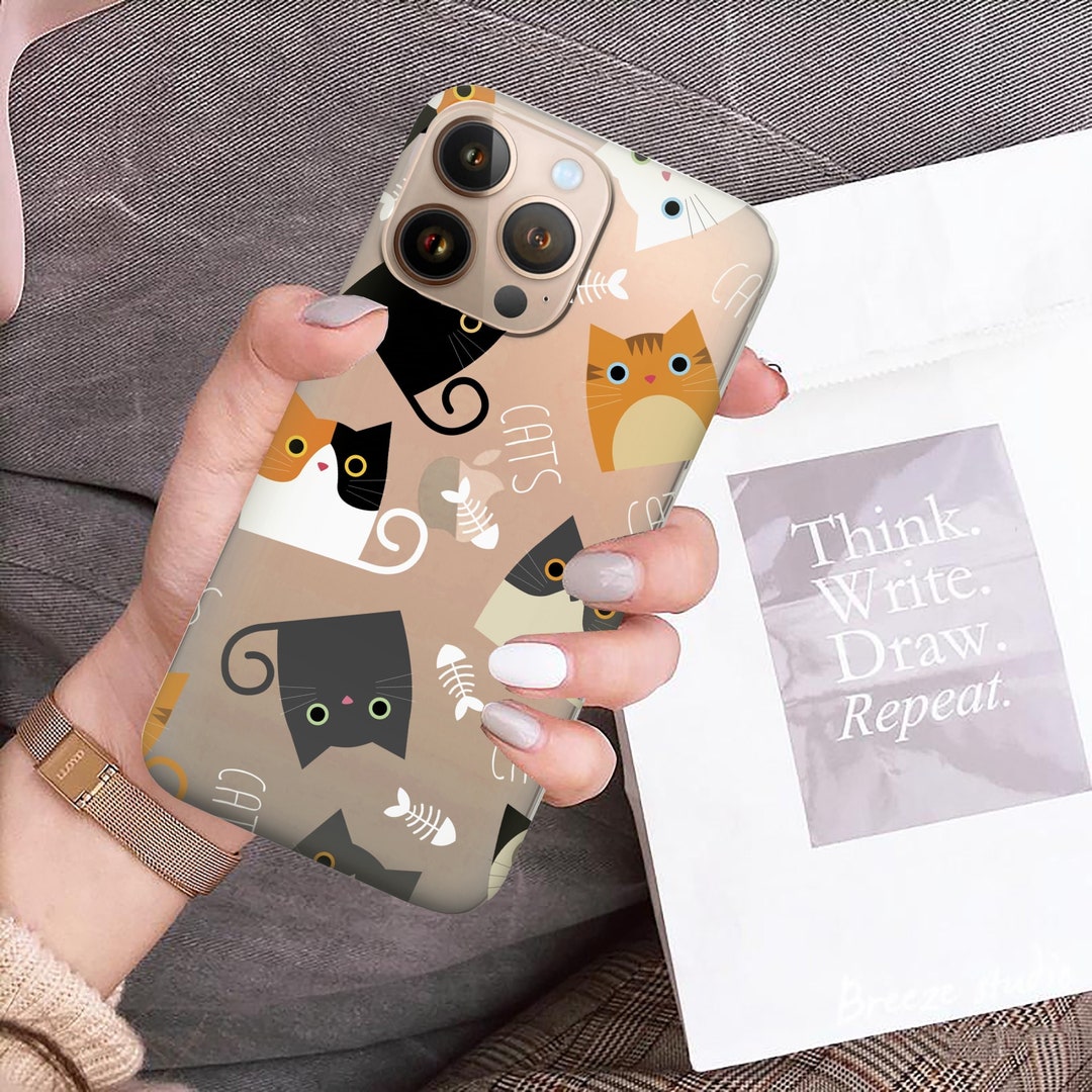 IPhone X Case iPhone 8 Case Cute Cats iPhone 13 iPhone 12 Case Cats ...