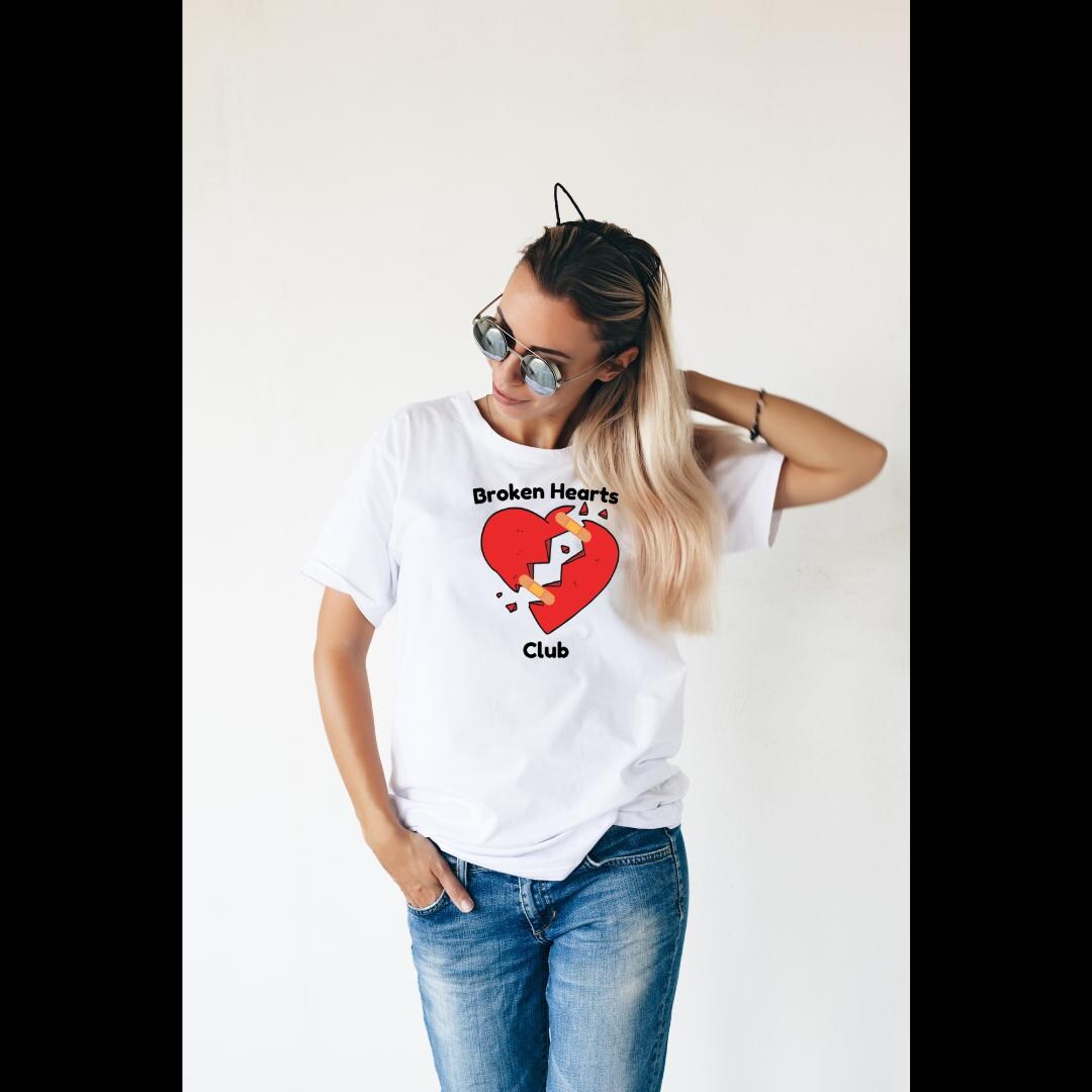 Broken Hearts Club Downloadable PNG File #1 - Etsy