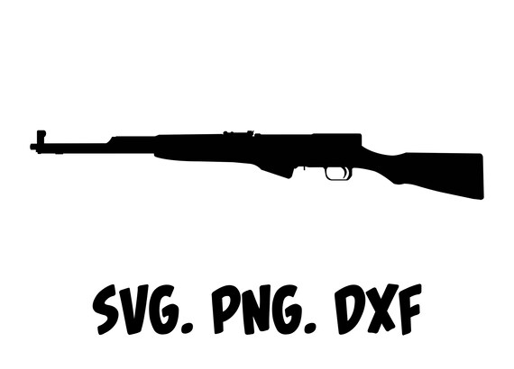 SKS Rifle Skr-rifle SVG Gun Svg Gun Vector Clip Art Gun - Etsy