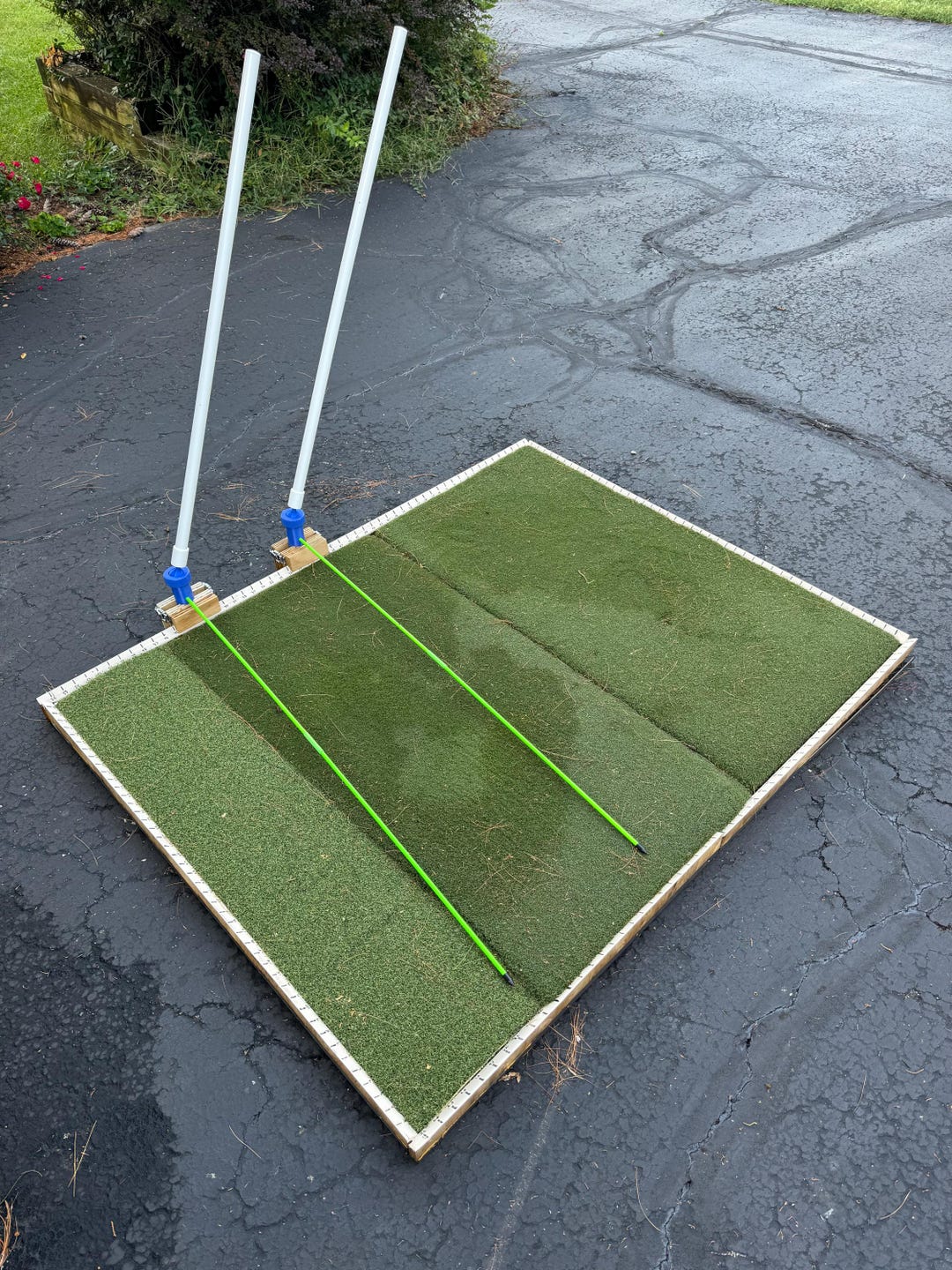 Golf Mat Platform With Swing Guide Attachments - Etsy