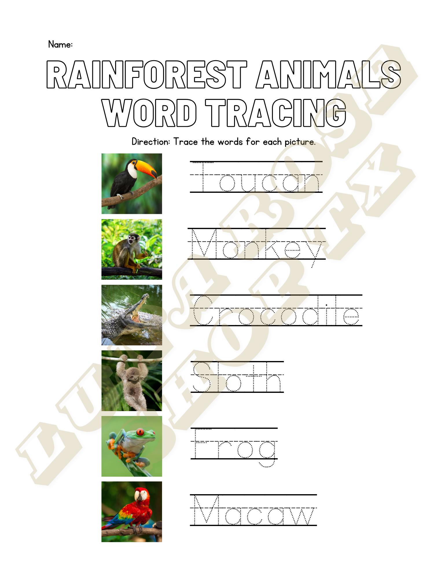 Biomes Science Unit, Life Skills, Learning to Write, Tracing ...