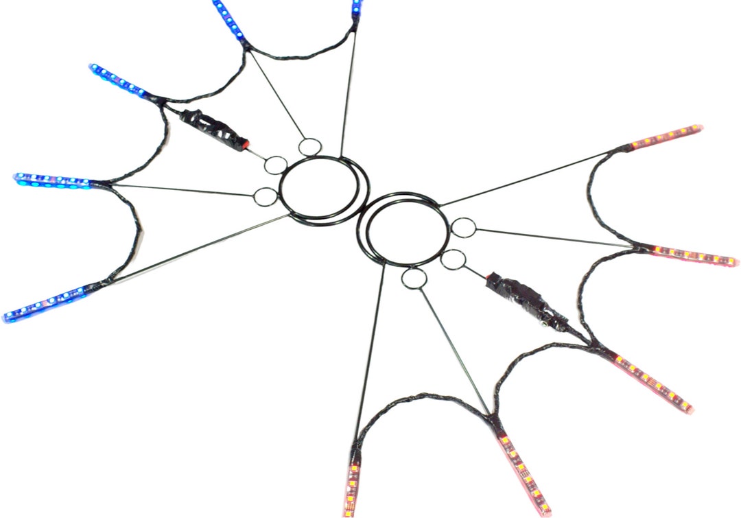 LED RGB Spider Fans (PAIR) - Etsy