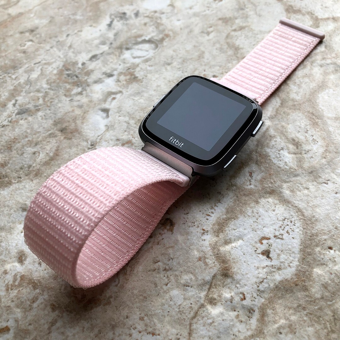 Versa 2 3 4 Sense 2 Pearl Pink Sports Loop Hook Band Strap - Etsy