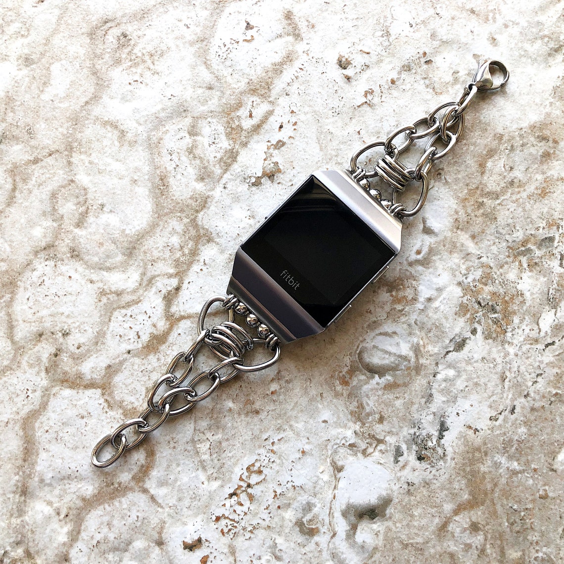 Fitbit Ionic Smartwatch Fitness Tracker Silver Color - Etsy