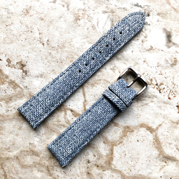 Denim Watch Strap - Etsy