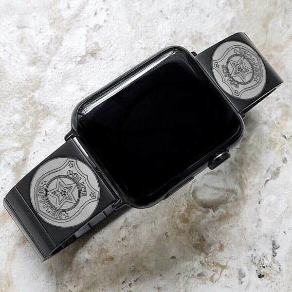 Mens Police Iwatch Band - Etsy