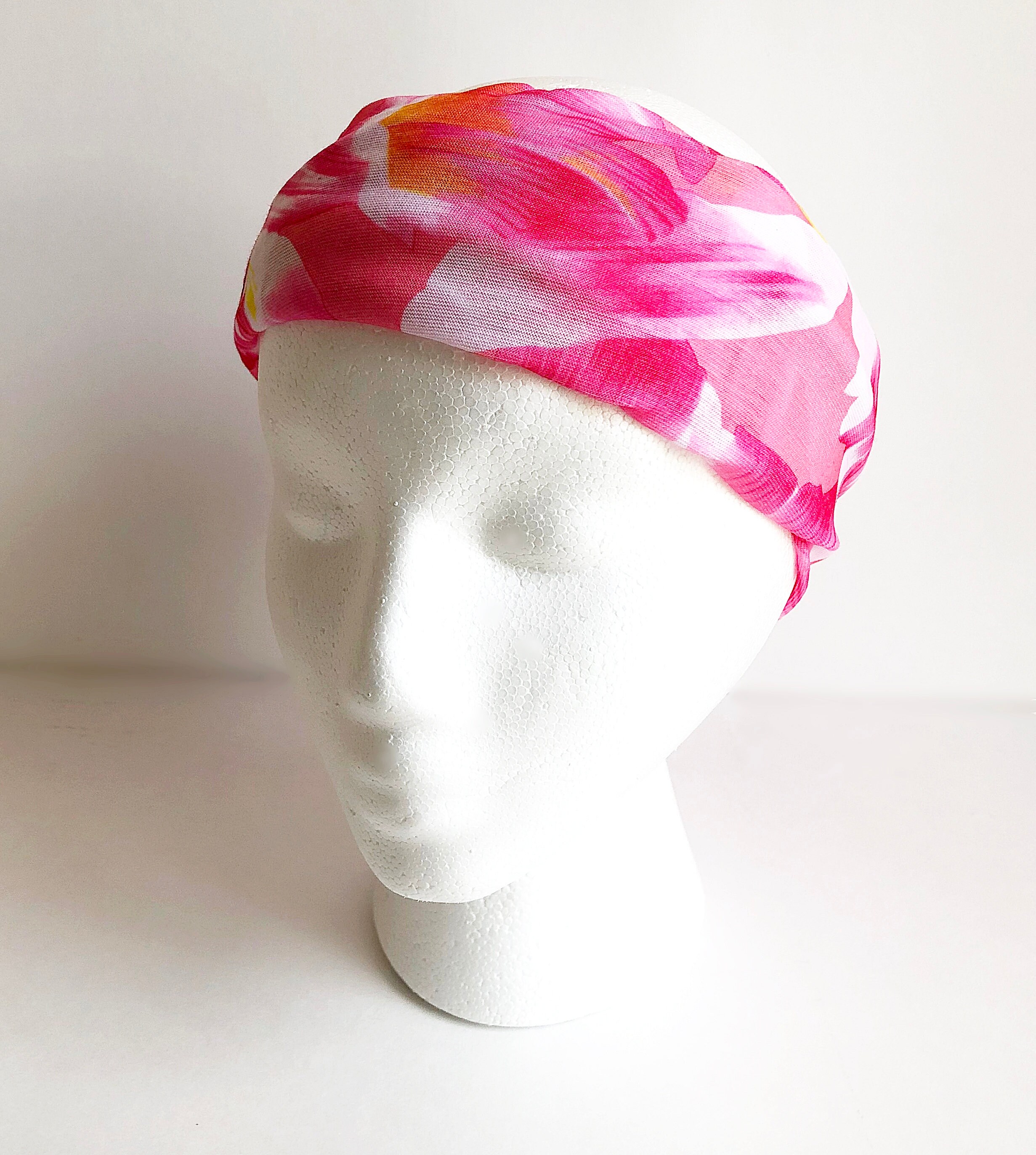 Pink Flo Face Mask Scarf New Multi Functional Seamless | Etsy