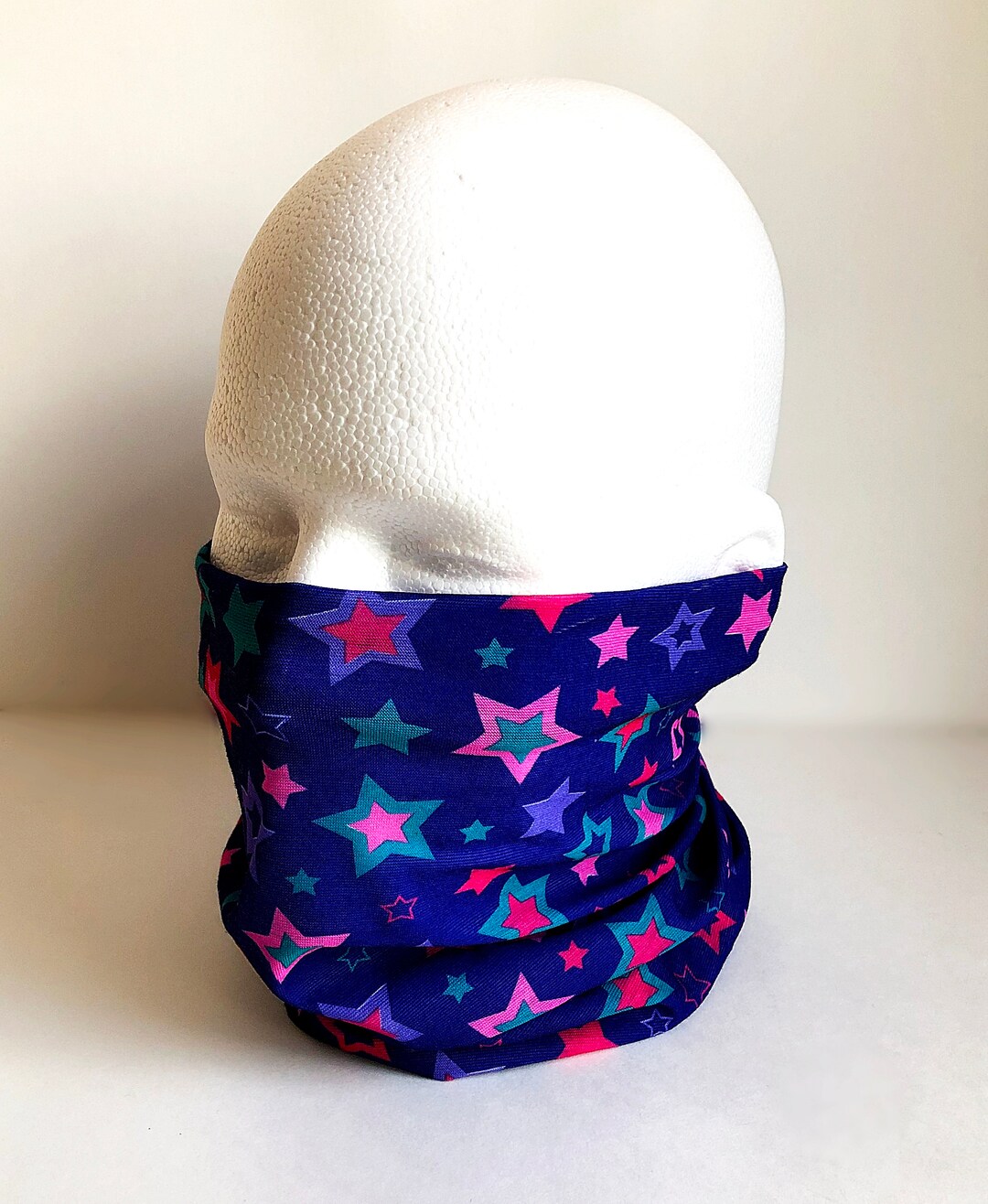 Stars Face Mask Scarf New Multi Functional Seamless Protective Covering ...