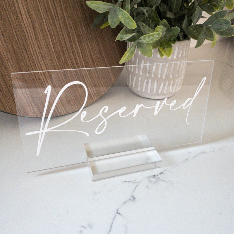 Reserved Sign - Etsy