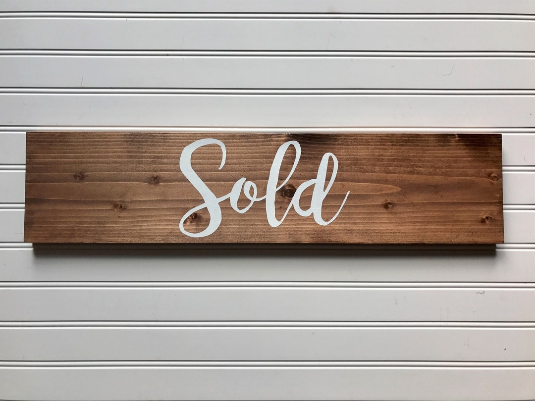 Real Estate Sign - Sold Sign - Real Estate Marketing - Photo Prop ...