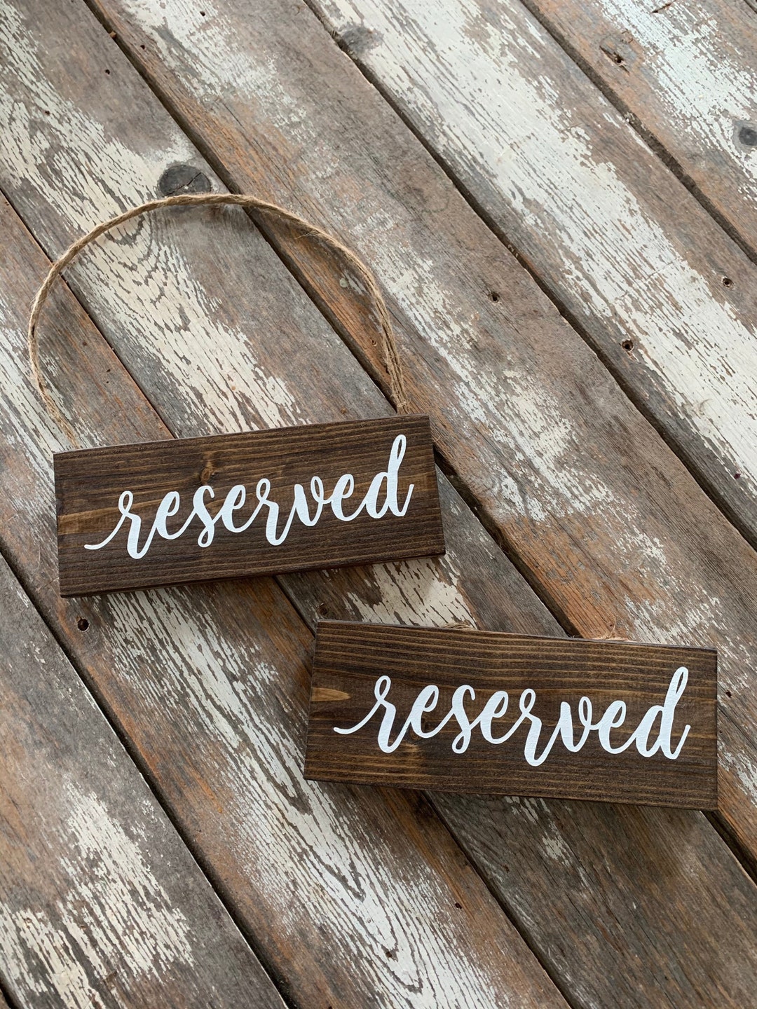 Wedding Reserved Sign - Wood Reserved Sign - Reserved Sign - Wedding ...