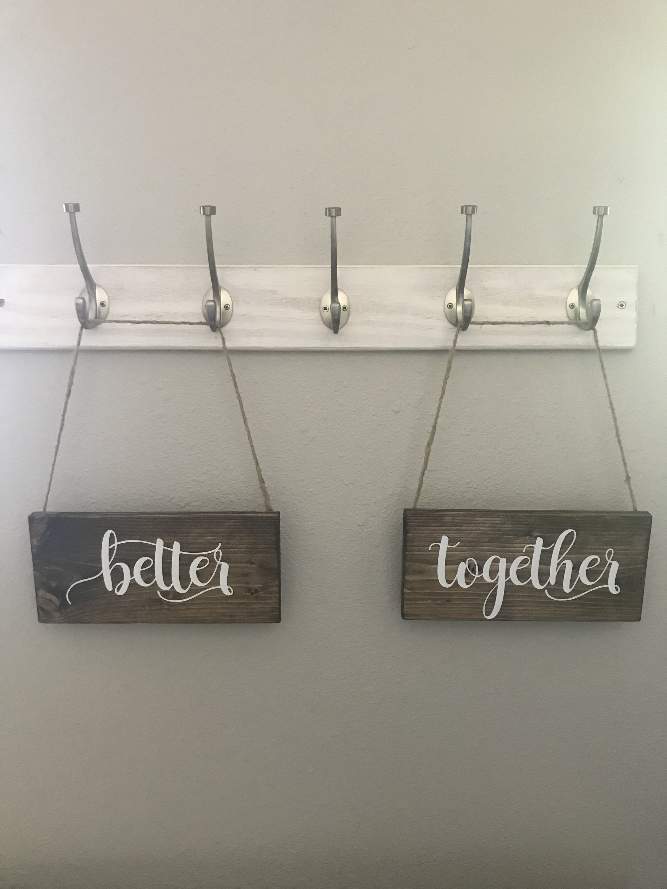 Better Together Sign Better Together Chair Signs | Etsy