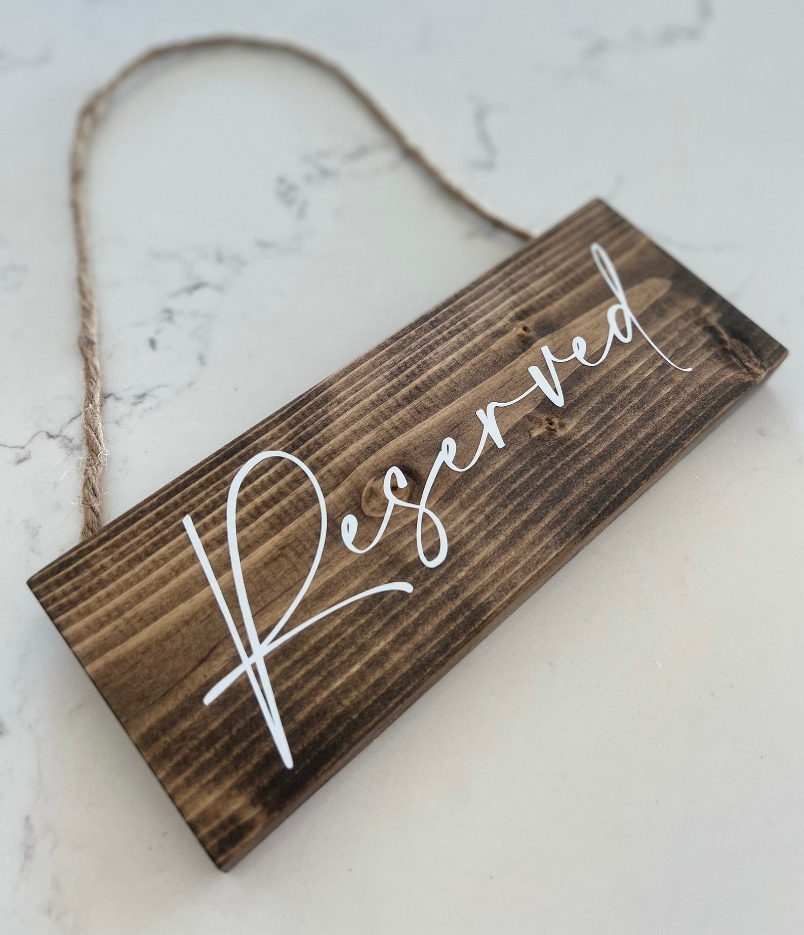 Wedding Reserved Sign Wood Reserved Sign Reserved Sign - Etsy