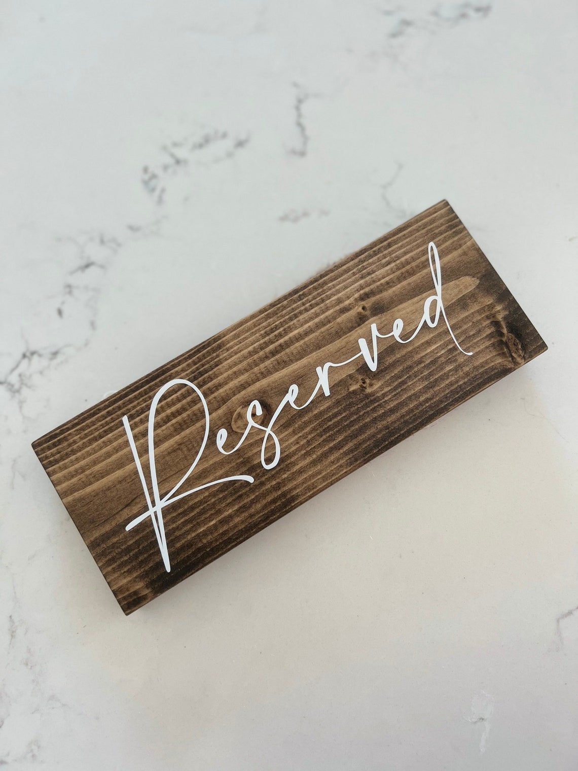 Wedding Reserved Sign - Wood Reserved Sign - Reserved Sign - Wedding ...
