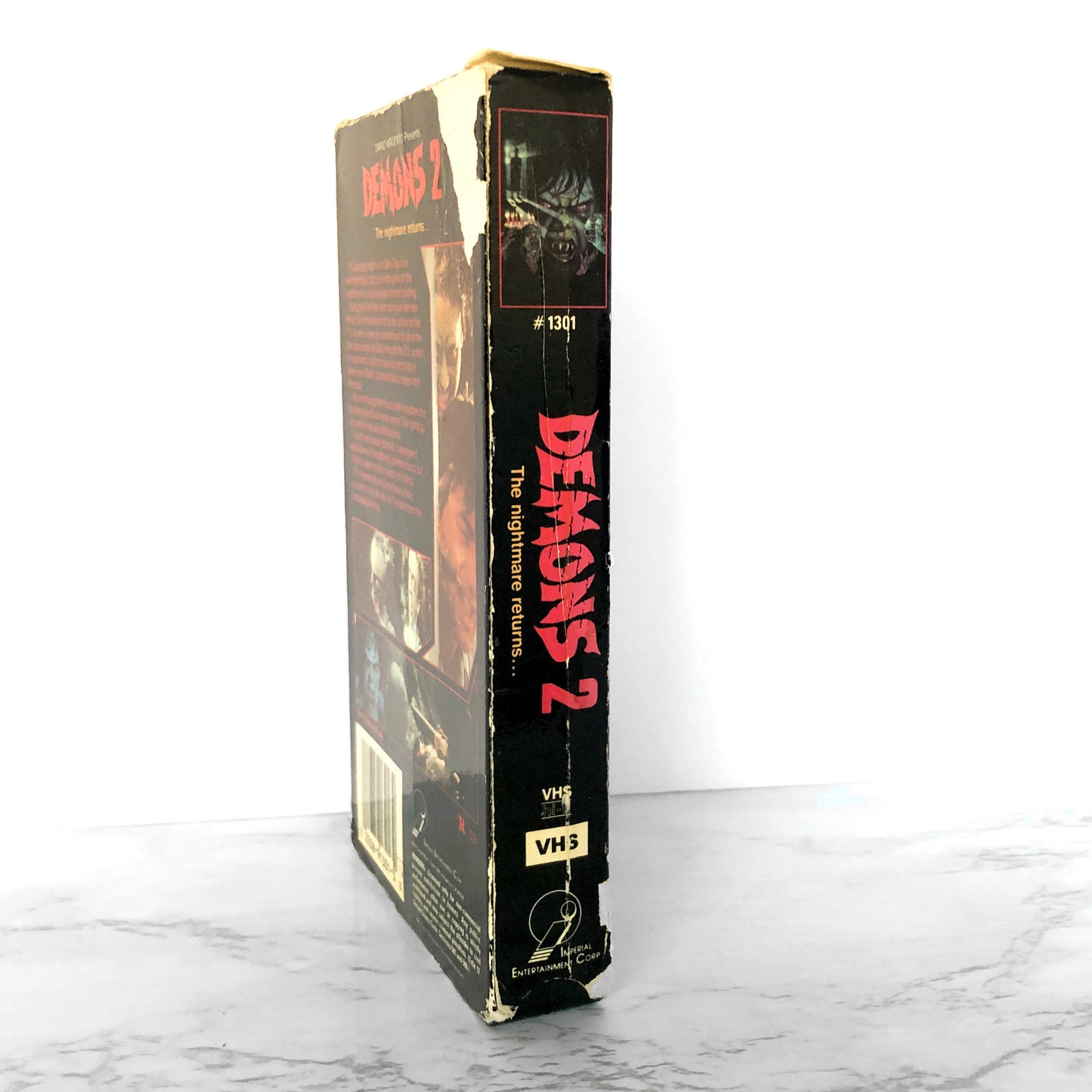 Demons 2 1986 VHS the Nightmare Returns // Horror // Dario Argento ...