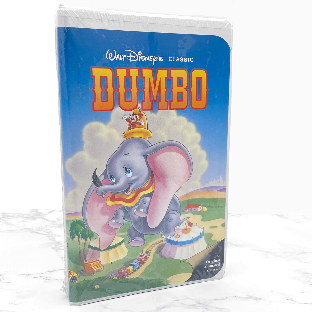 Dumbo [VHS] 1941 ‣ Factory Sealed! • 1989 Release ‣ Walt Disney Home ...