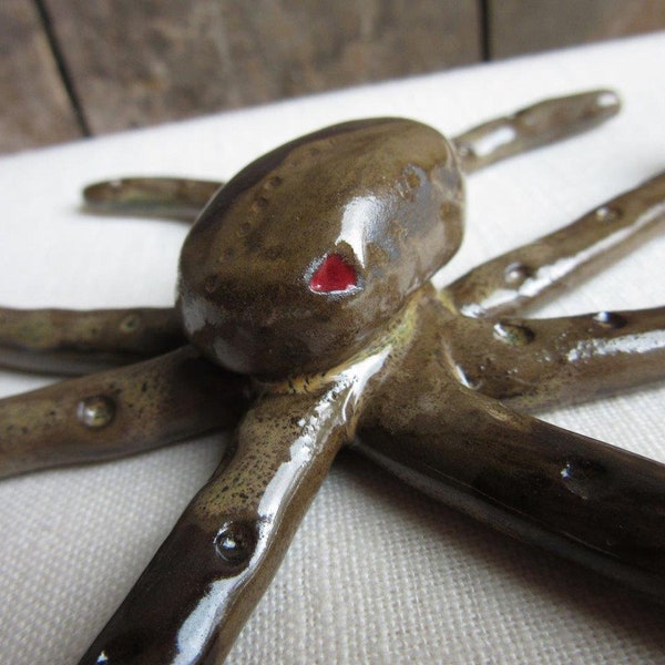 Ceramic Octopus Figurine - Etsy