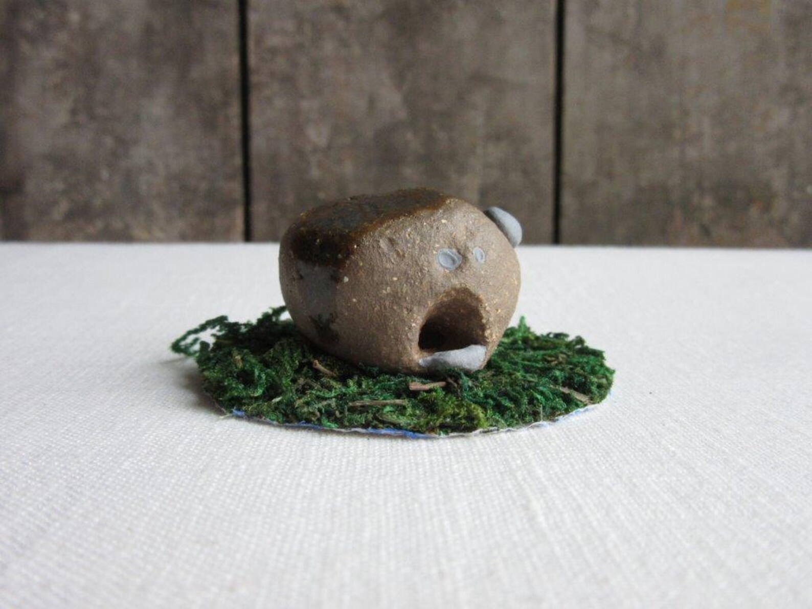 Miniature Ceramic Stone Cave Housetiny Pottery House | Etsy