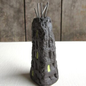 Miniature Apocalyptic Skyscraper, Dystopian Future City, Tiny House ...