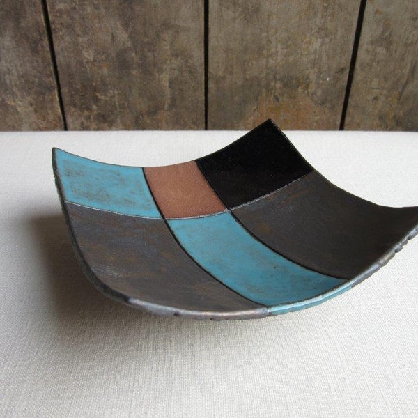 Ceramic Slab Bowl - Etsy