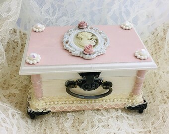 Cameo Jewelry Box | Etsy