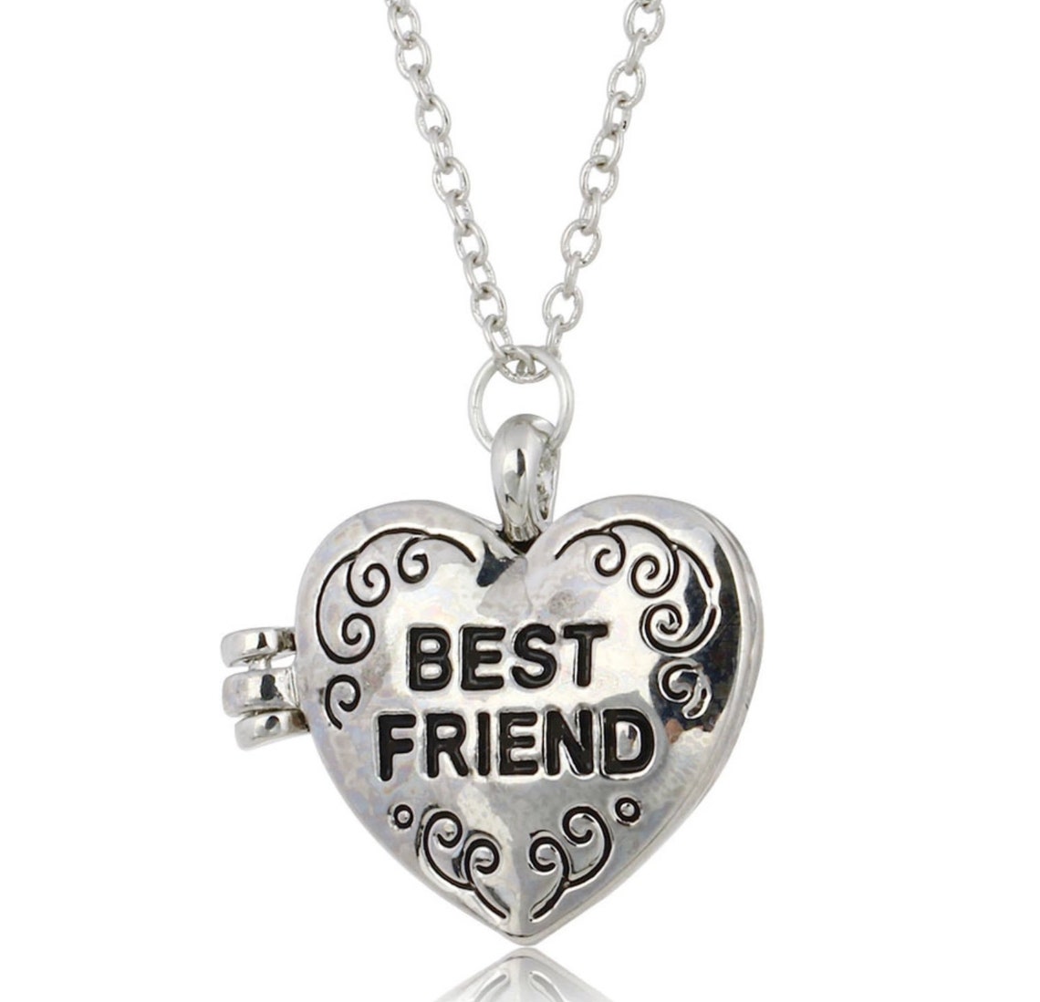 Photo Locket Pendant Best Friends Locket Necklace Heart - Etsy