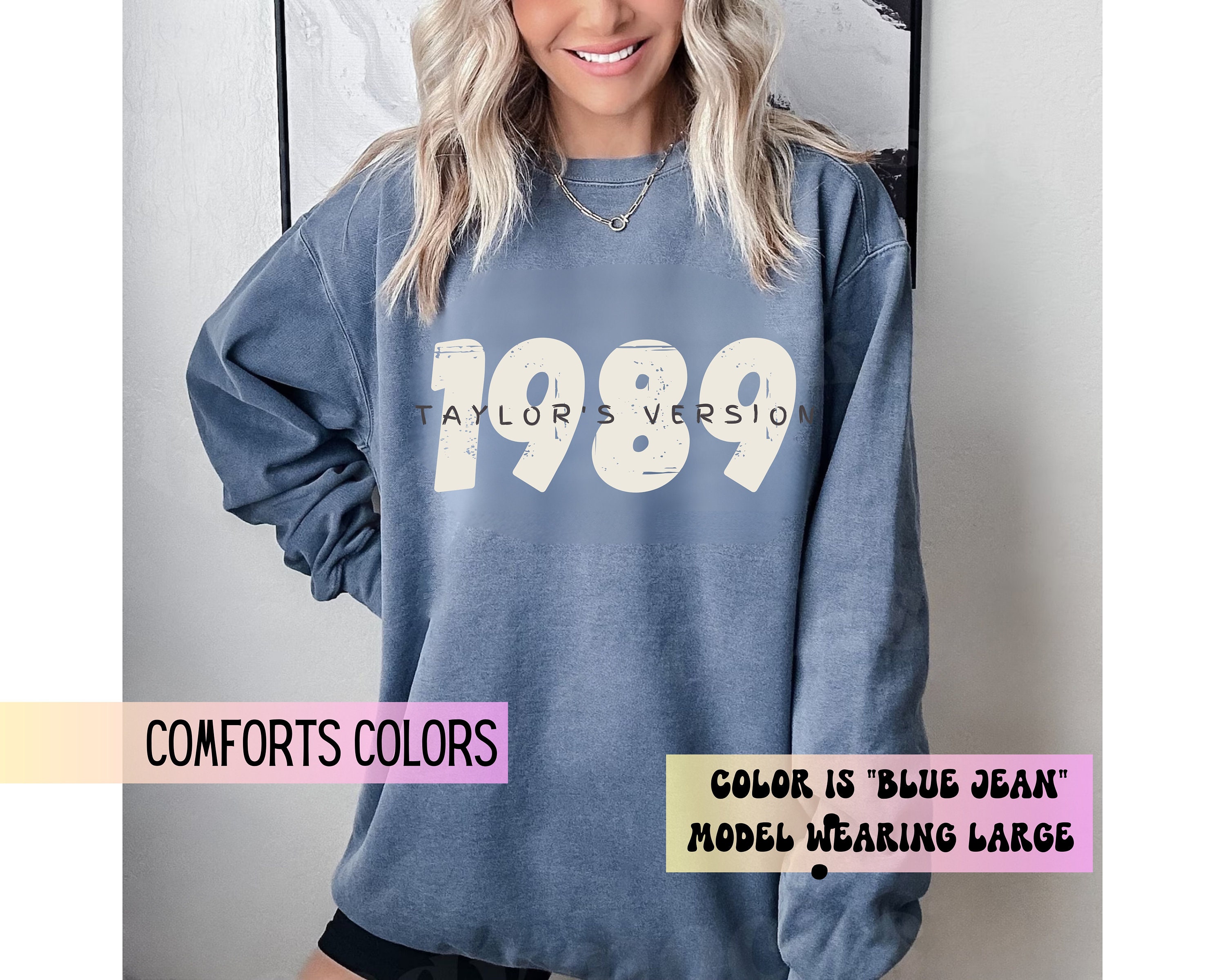 1989 Sweatshirt 1989 Taylor's Version Crewneck Eras - Etsy